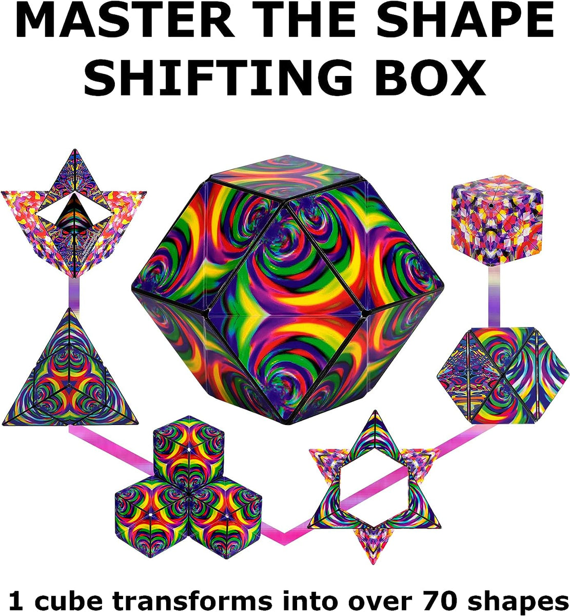 SHASHIBO Shape Shifting Box - Artist Series - Confetti - It's All A Gift